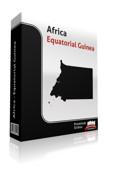 Equatorial Guinea Map - Editable Map of Equatorial Guinea for PowerPoint Download directly ...