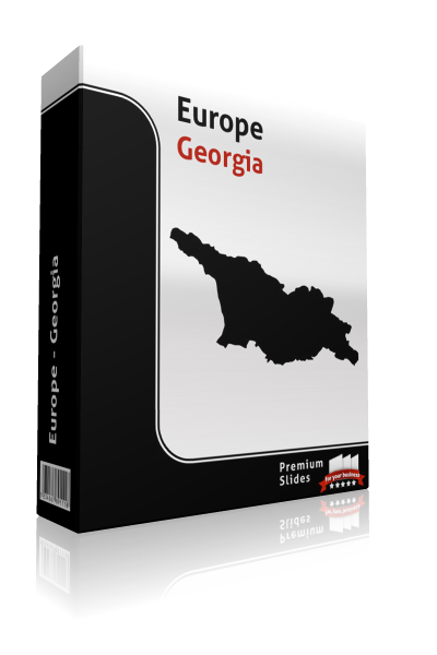 Georgia Map - Editable Map of Georgia for PowerPoint Download directly ...