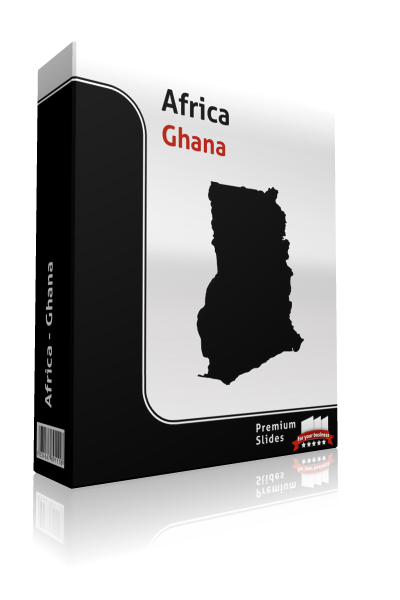 Ghana Map - Editable Map of Ghana for PowerPoint Download directly ...