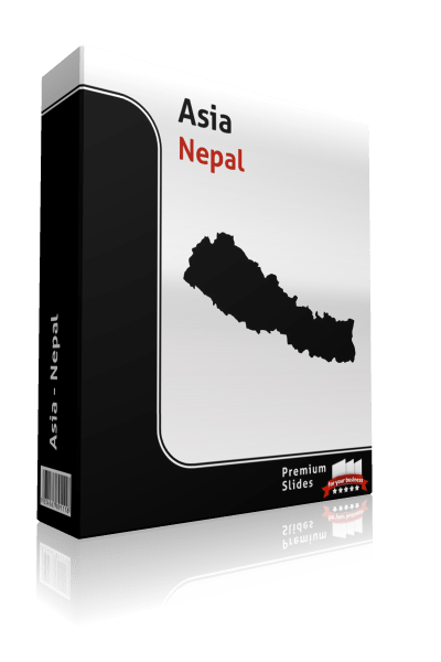 Nepal Map - Editable Map of Nepal for PowerPoint Download directly ...