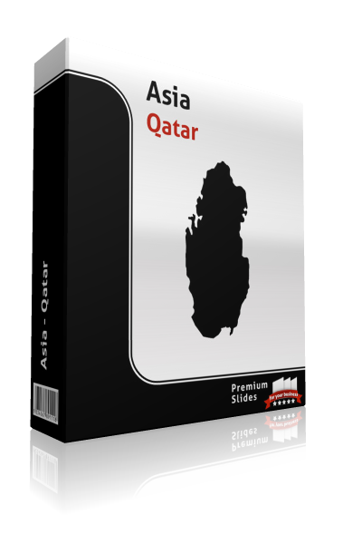 Qatar Map - Editable Map of Qatar for PowerPoint Download directly ...